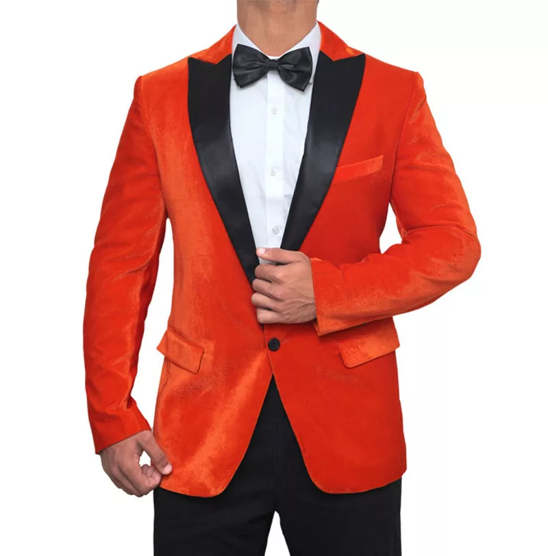 Orange Tuxedo Kingsman Dinner Jacket – Sourock
